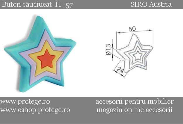 Buton steluta in steluta H157 - Butoni din cauciuc pentru bebelusi ...