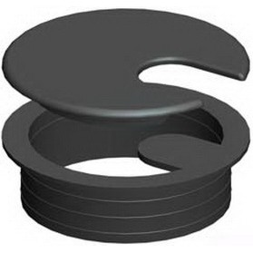 Capac trecere cablu XC1043,D48mm,negru - Trecere cabluri | eshop@protege.ro